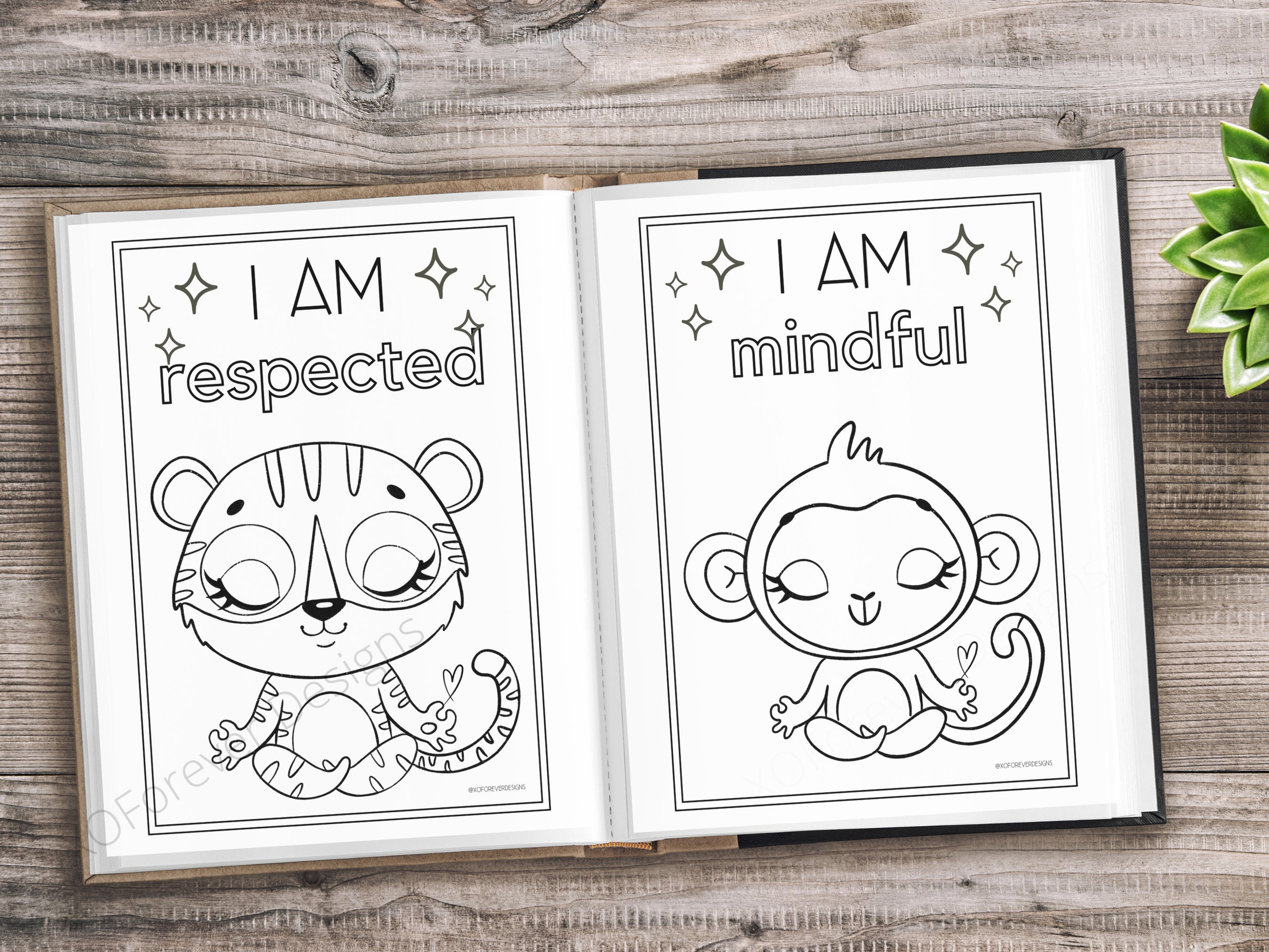 Mindfulness Coloring Book | Positive Affirmations for Kids | Coloring ...