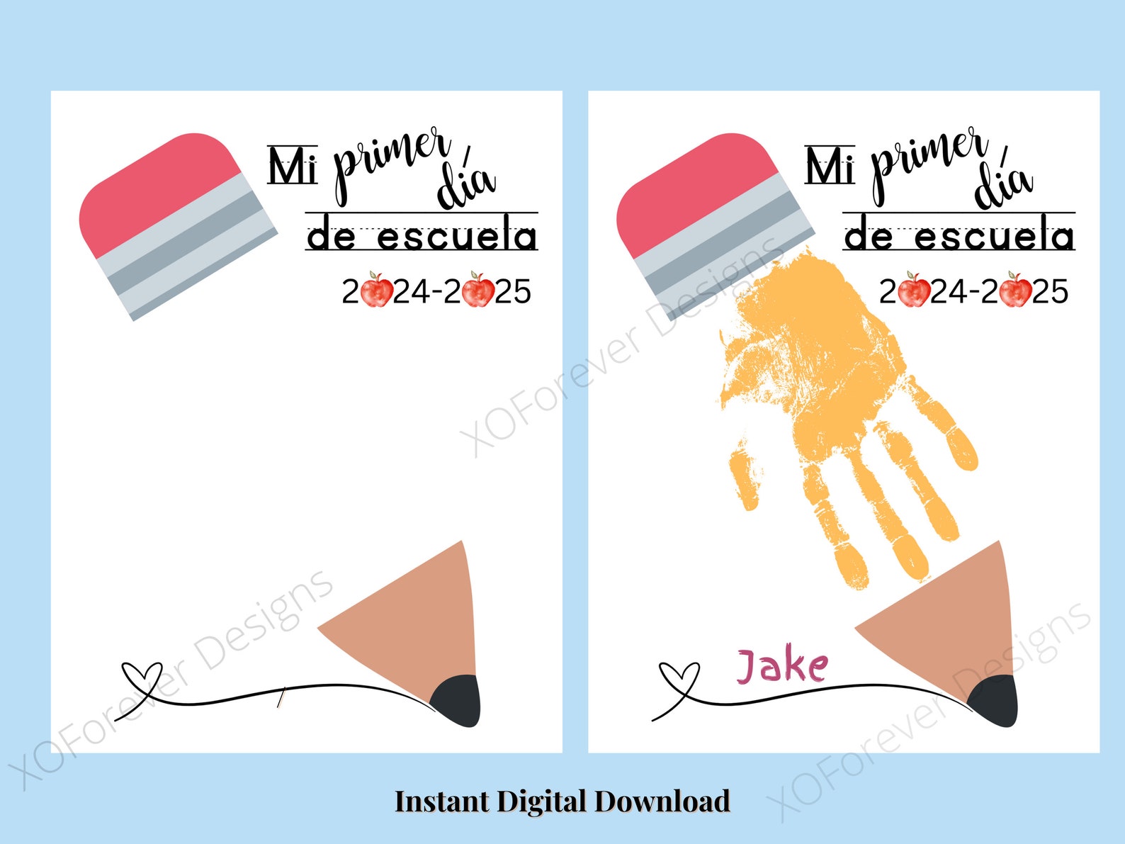 Spanish First Day of School Handprint | Memory Book | Teacher Resources ...