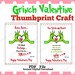 Grinch Handprint | Grinchmas | Christmas Handprint | Grinch Ornament ...