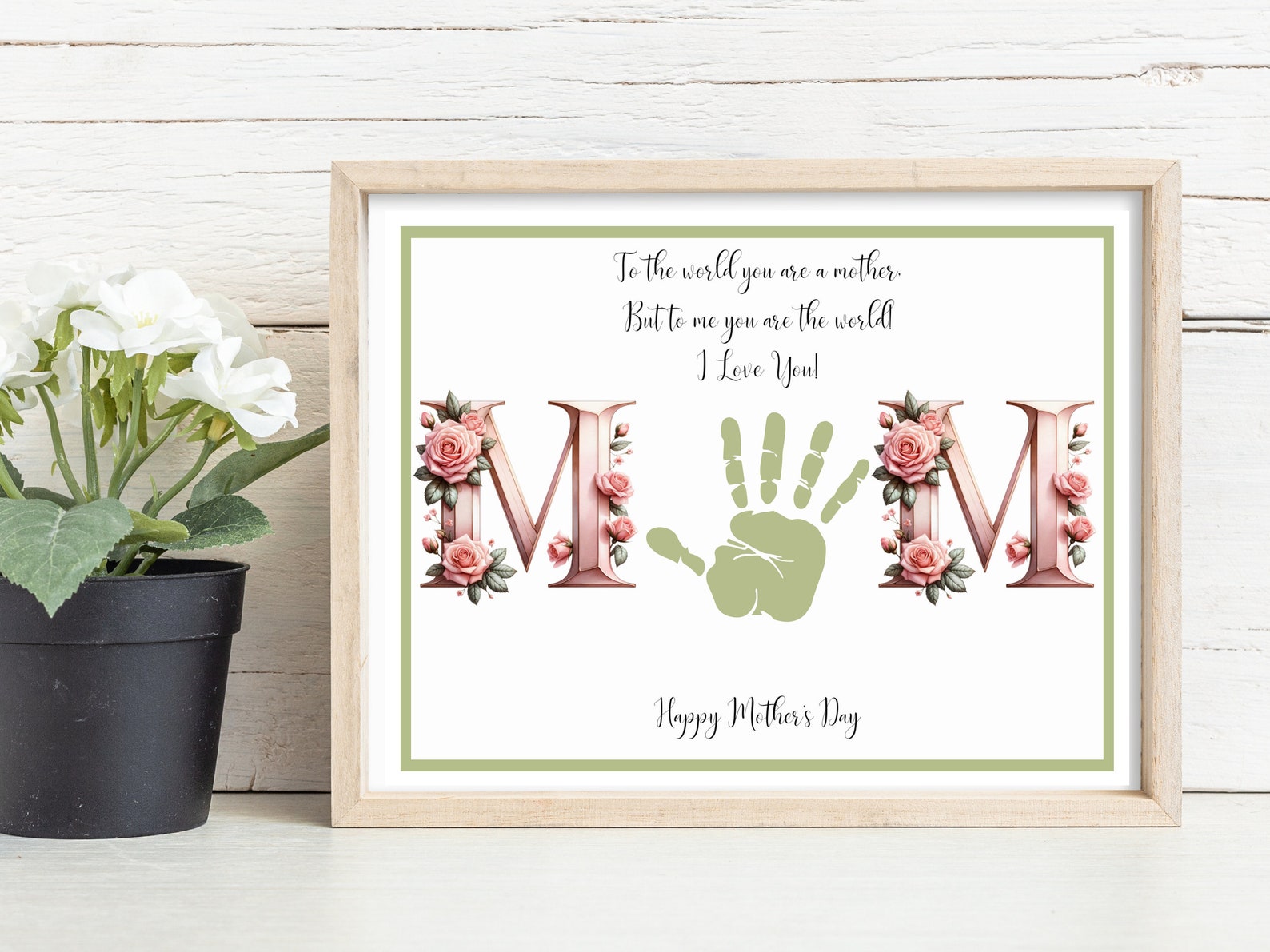 Mom Handprint Craft | Mother's Day Handprint Craft | Handprint Craft ...