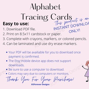 Alphabet Tracing | Tracing Alphabet | Tracing Worksheets | Busy Book ...