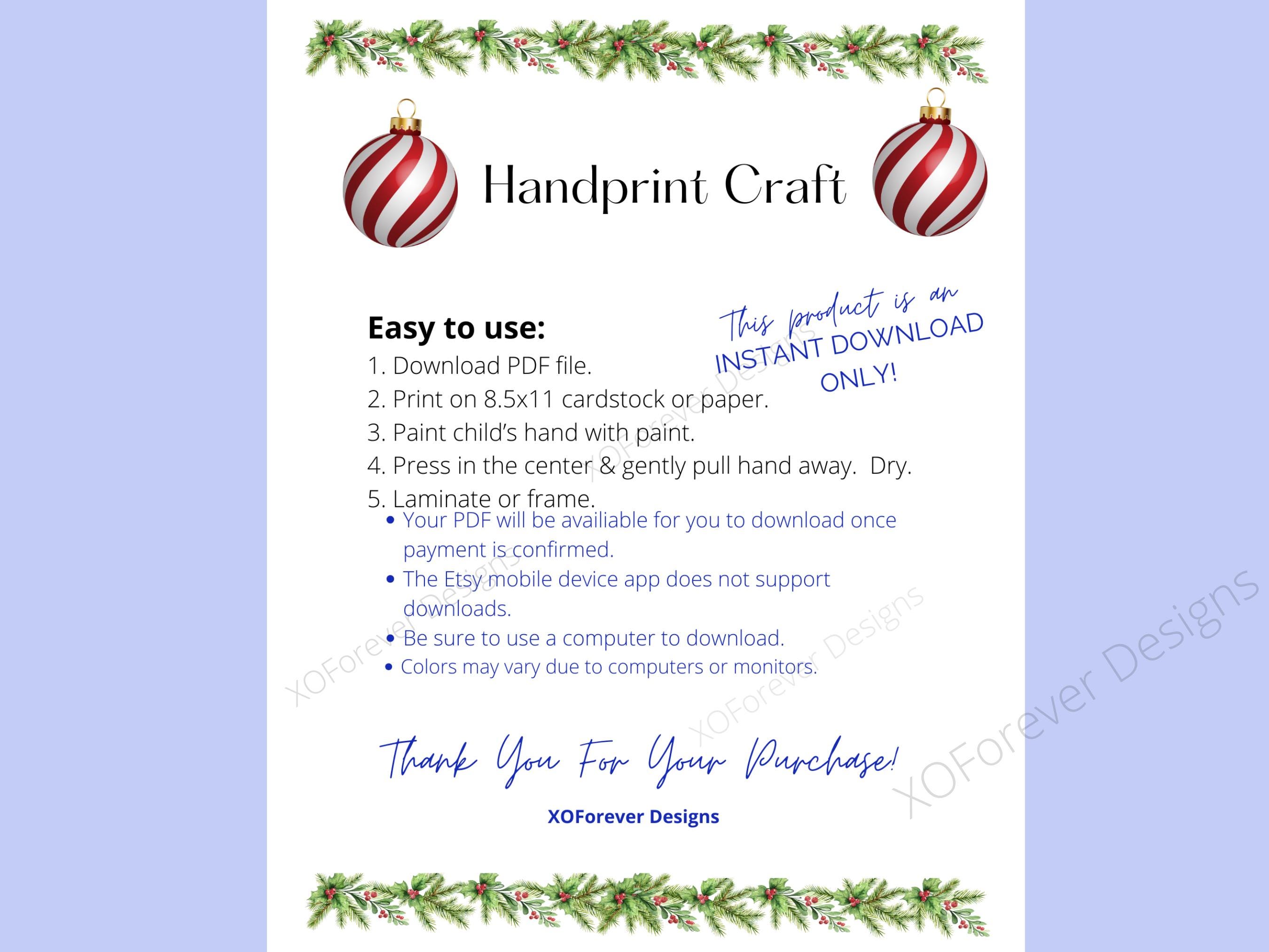 Nativity Handprint | Nativity Scene | Christmas Handprint | | Preschool ...