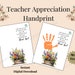 Teacher Appreciation Week Printable Handprint Art Teachers the Plant ...