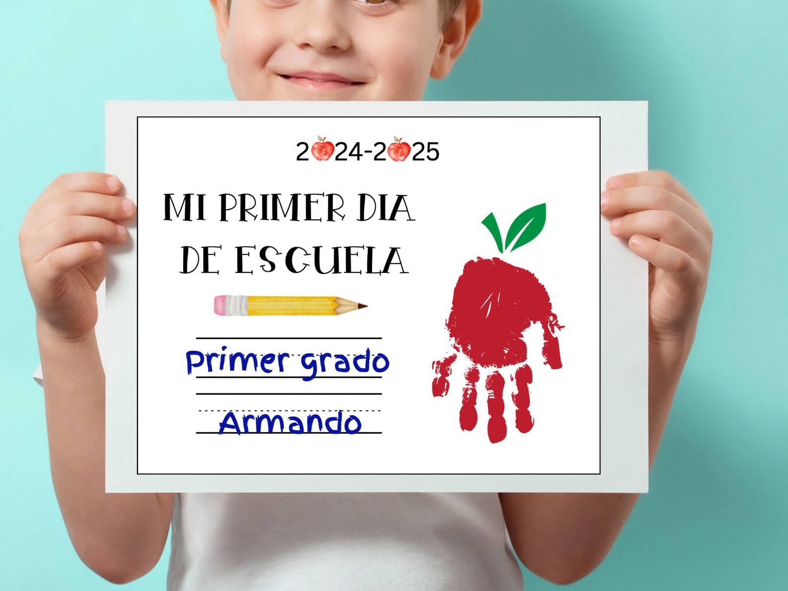 Spanish First Day of School Handprint | Memory Book | Teacher Resources ...