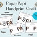 Papa/papi Father's Day Papa/papi Handprint Craft Feliz Dia Del Padre ...