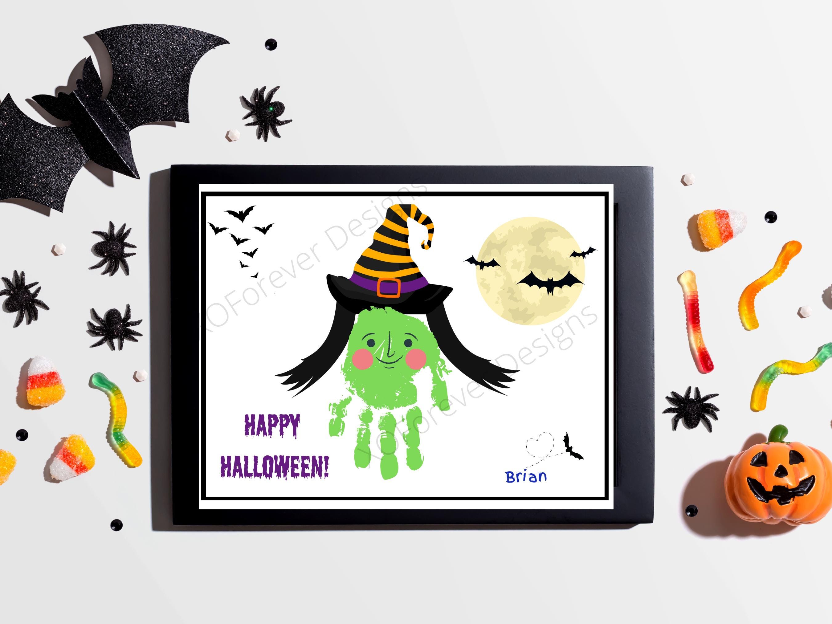 Witch Handprint Art | Halloween Handprint |fall Art Craft | Preschool ...