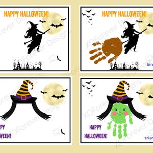 Witch Handprint Art | Halloween Handprint |fall Art Craft | Preschool ...