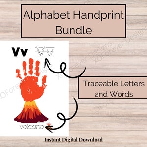ABC Handprint Art Craft | Teacher Resources | Hello Preschool ...