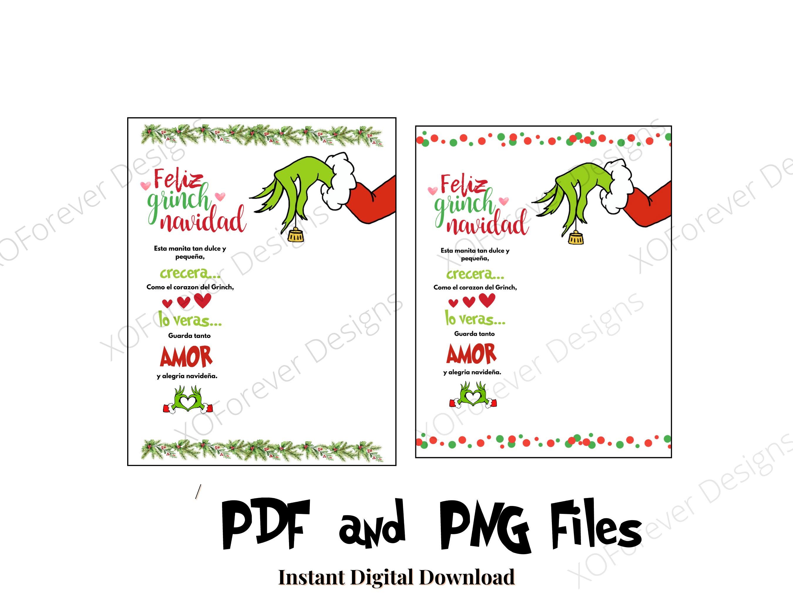 Spanish Grinch Handprint | Grinchmas | Christmas Handprint | Grinch ...
