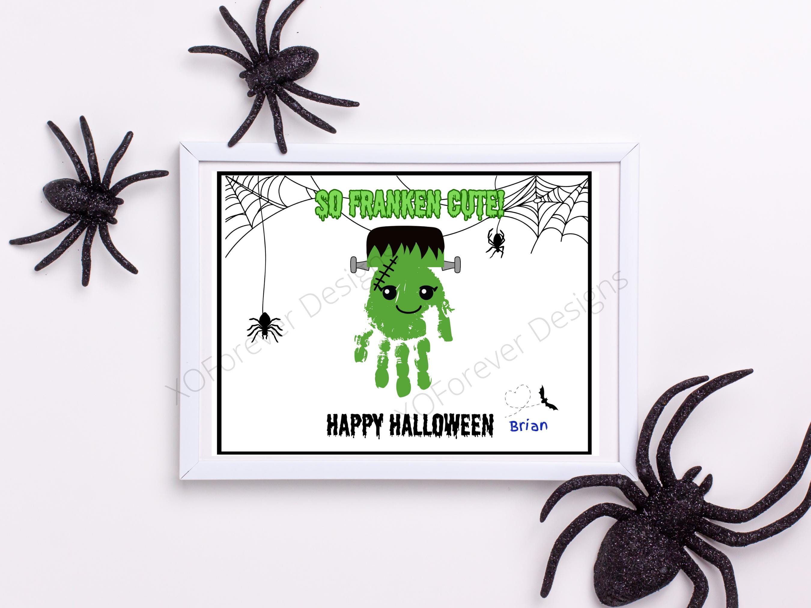 Frankenstein Handprint | Halloween Handprint |fall Art Craft ...
