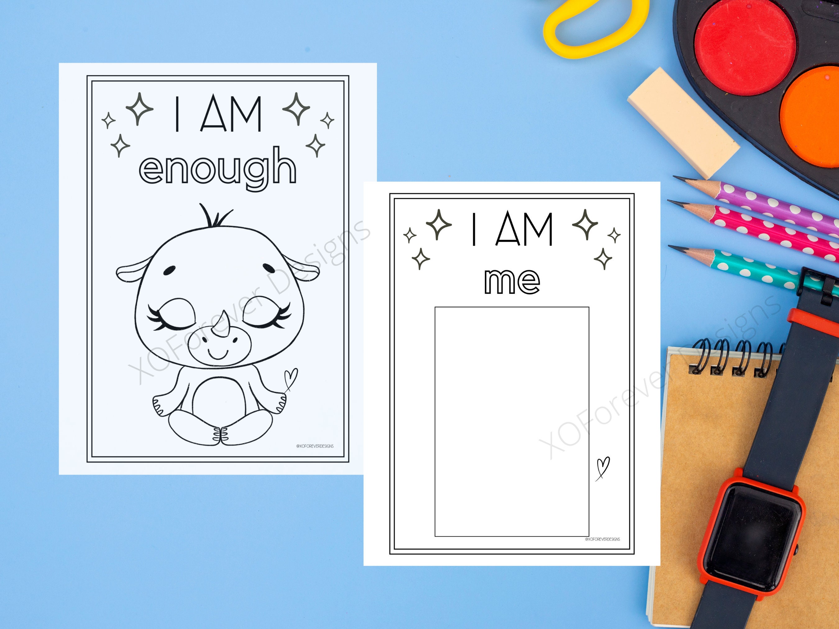 Mindfulness Coloring Book | Positive Affirmations for Kids | Coloring ...