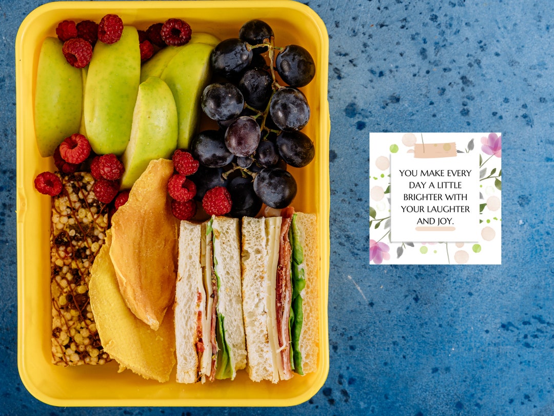 Lunchbox Notes | Love Notes | Positive Affirmations for Kids | Mom ...