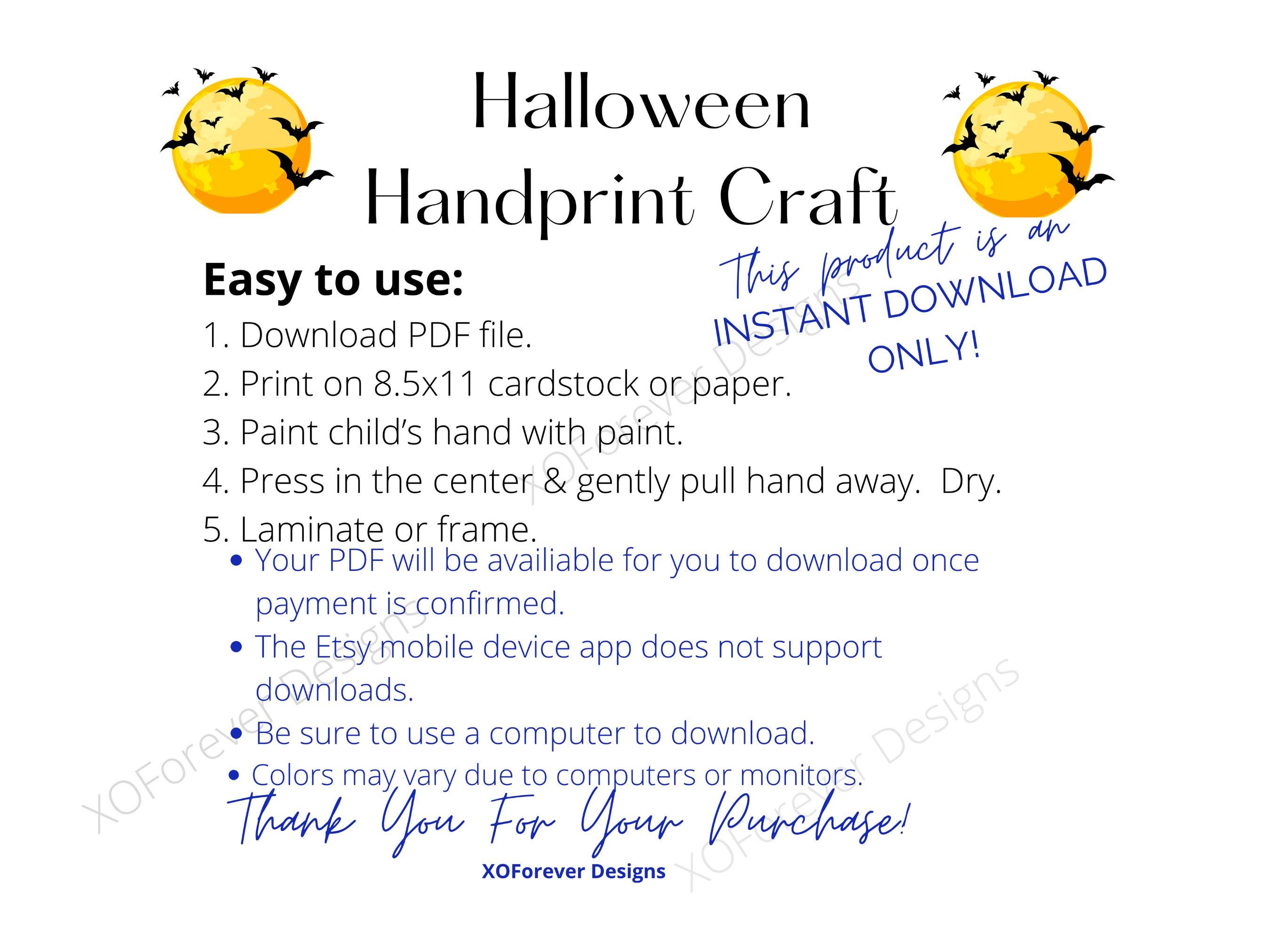 Frankenstein Handprint | Halloween Handprint |fall Art Craft ...