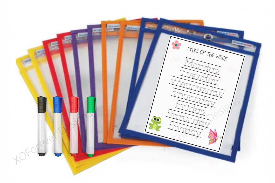 Educational Busy Book | Days of the Week Worksheets | Months of the ...