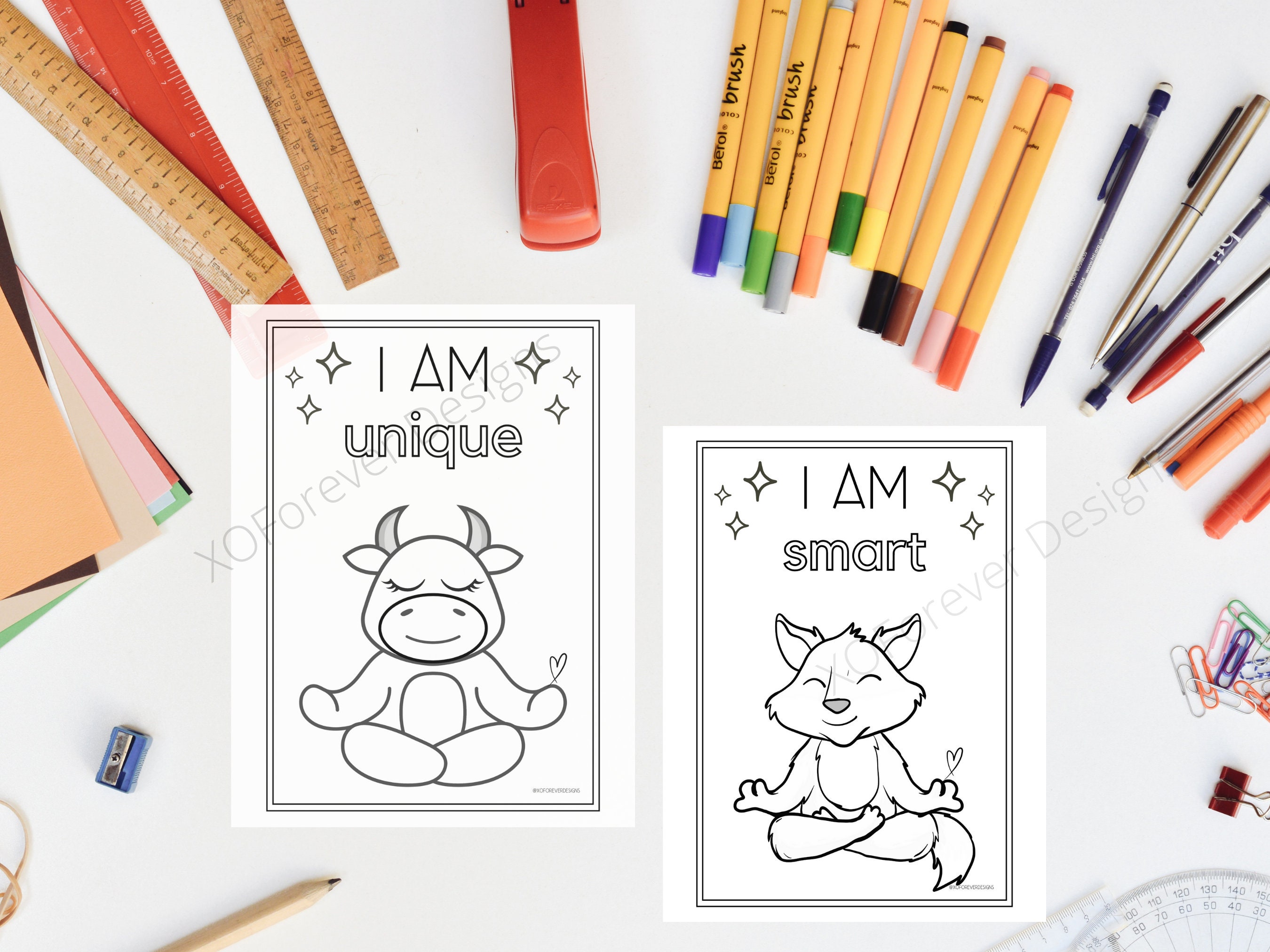 Mindfulness Coloring Book | Positive Affirmations for Kids | Coloring ...