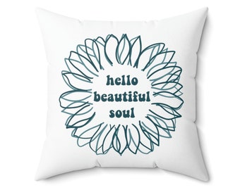 Hello Beautiful Pillow - Etsy