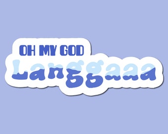 Oh My God Sticker - Etsy