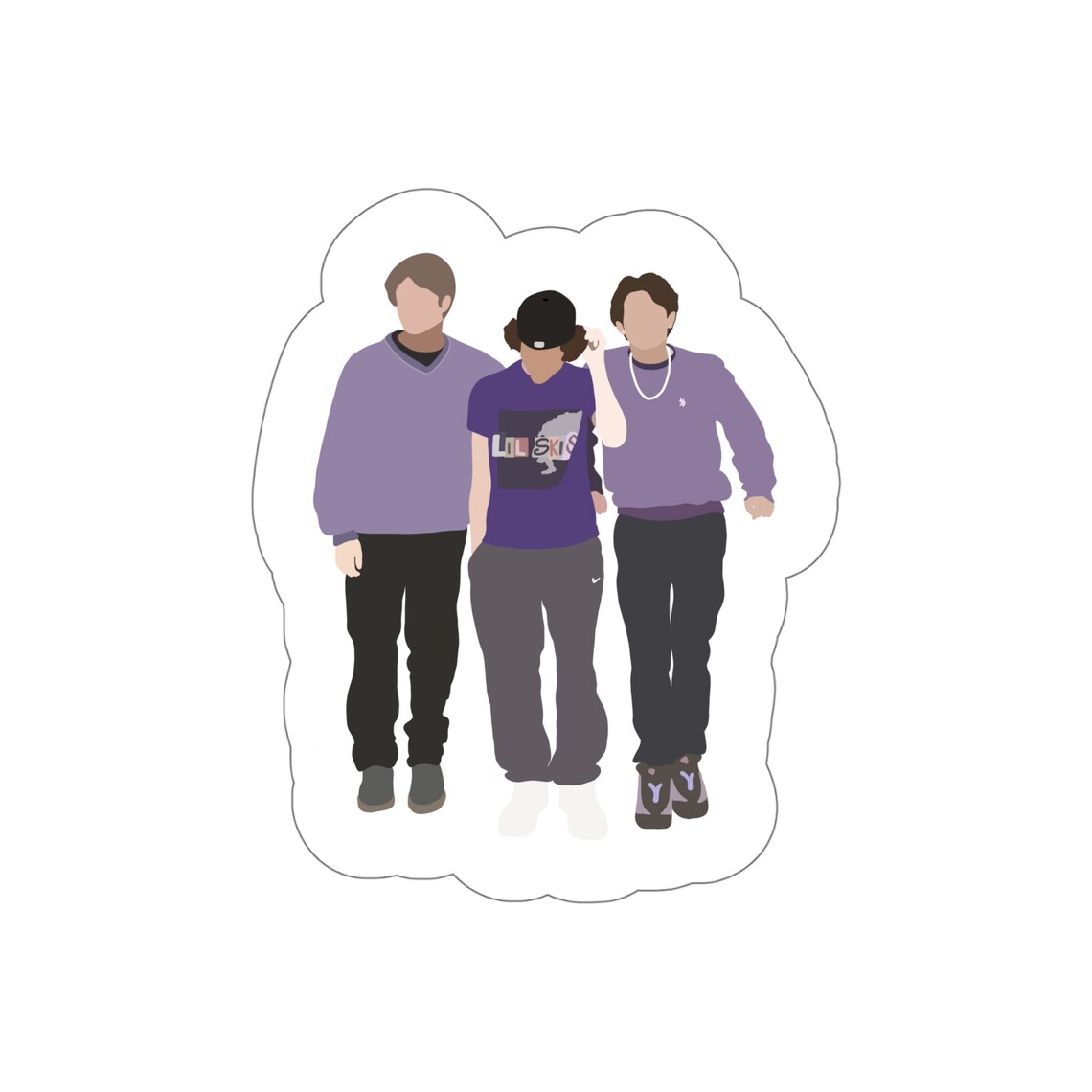 The Sturniolo Triplets in Purple Outfits Die-cut Stickers - Etsy