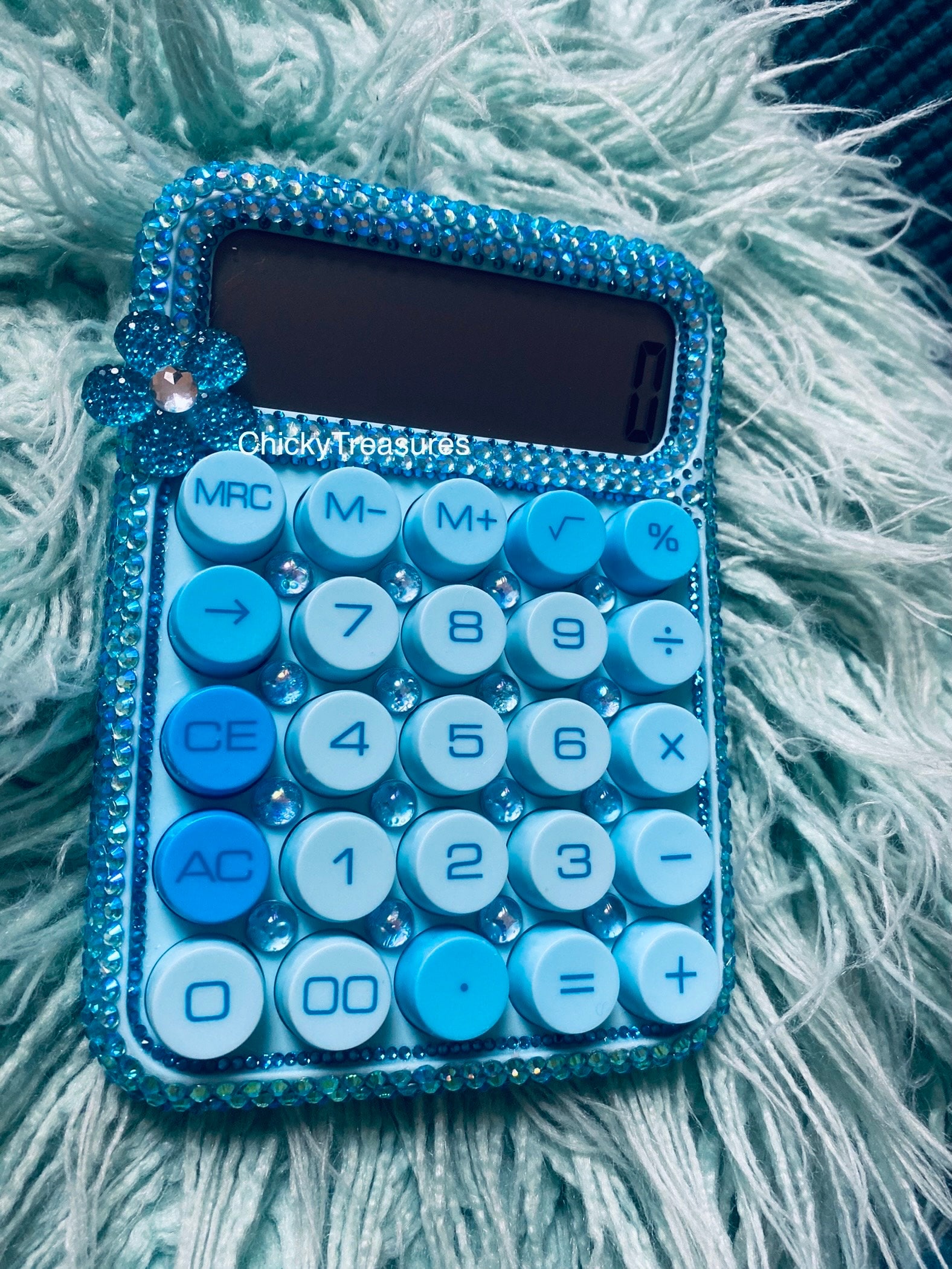 Diamond Swavarski Calculator, Gradient Shaded Bedazzled Calculator W ...
