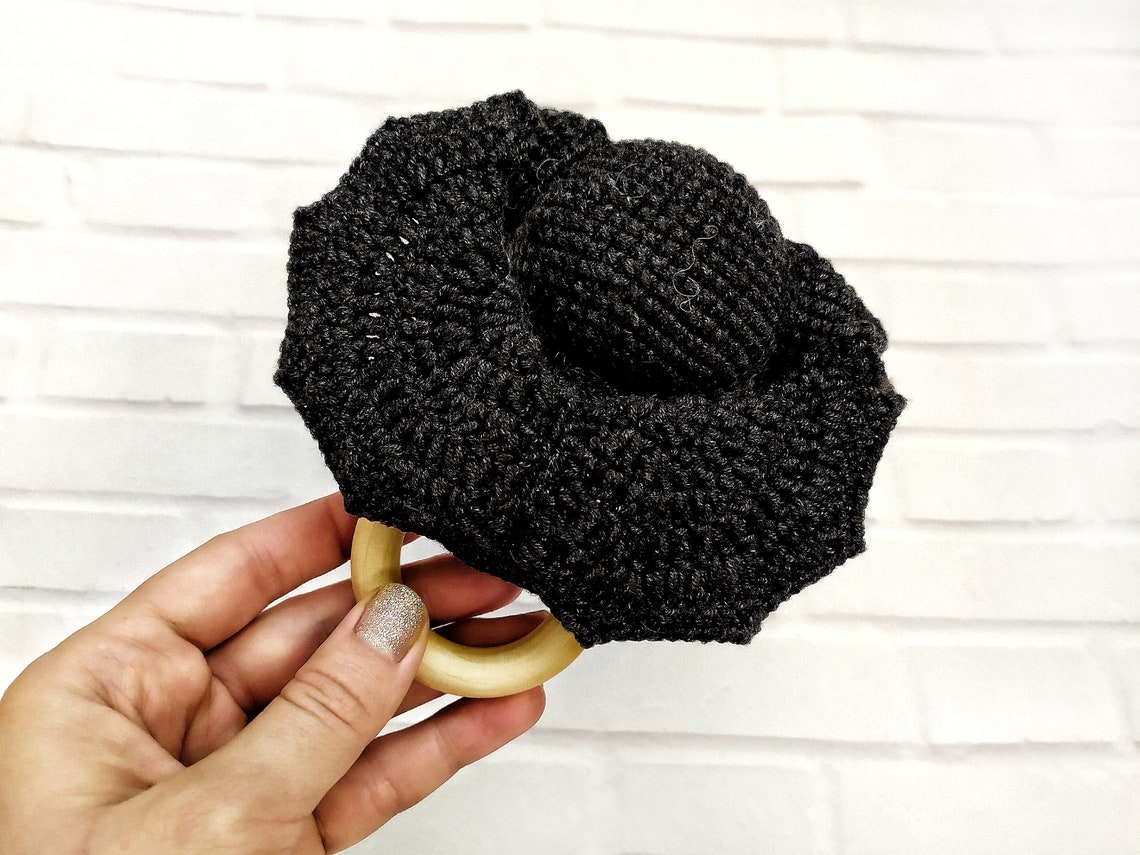 Bat Rattle PATTERN Crochet Baby Toy Pattern Newborn Wooden Toy - Etsy