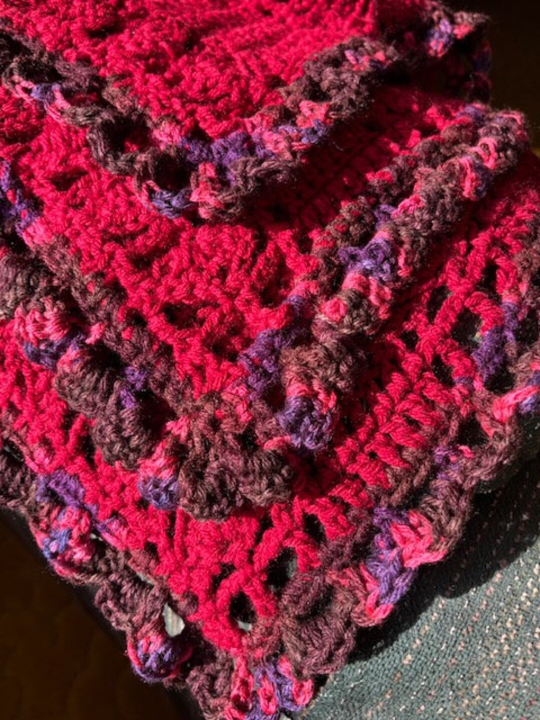 Lap Robe Royal Gem Tones and Cranberry Throw Lap Robe - Etsy