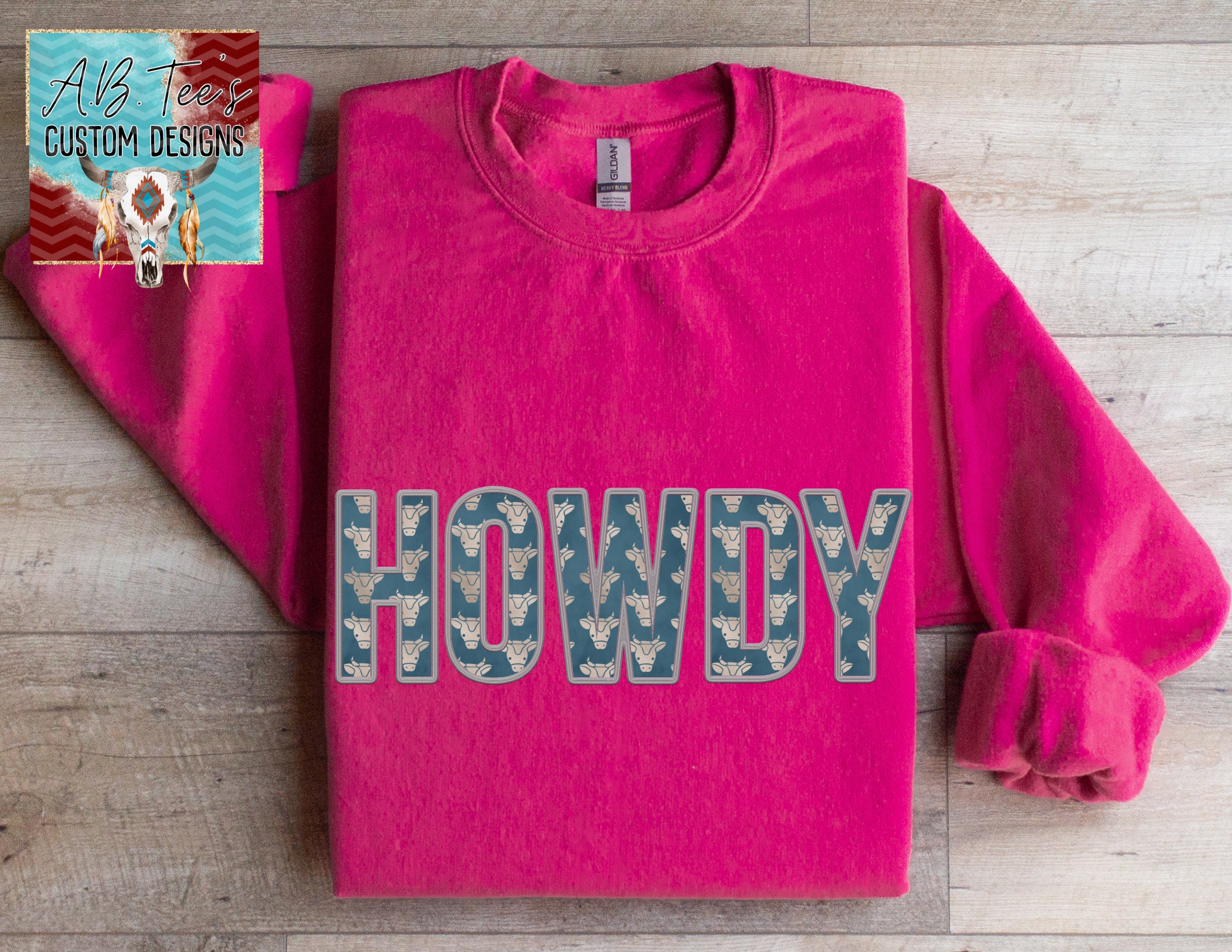 Western Howdy PNG, Country Girl Shirt, Cow Howdy Boho Sweatshirt ...