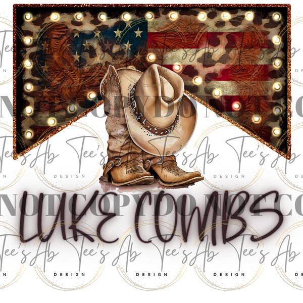 Luke Combs Flag - Etsy