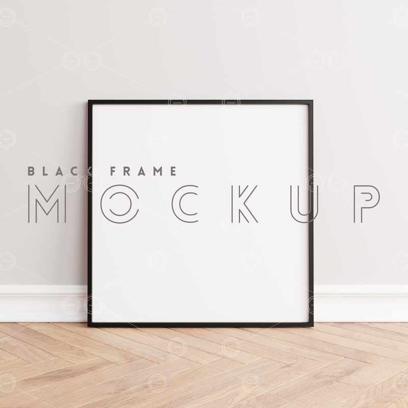 40x40 Black Frame Square - Etsy UK