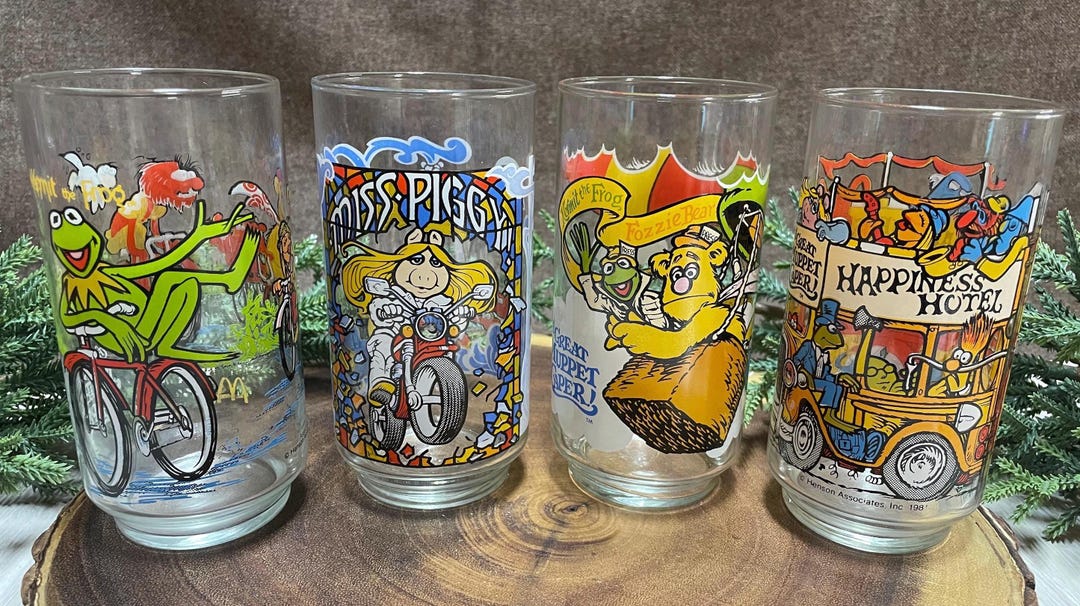 MUPPETS the Great Muppet Caper! Character Glasses by Mcdonalds. 4 ...