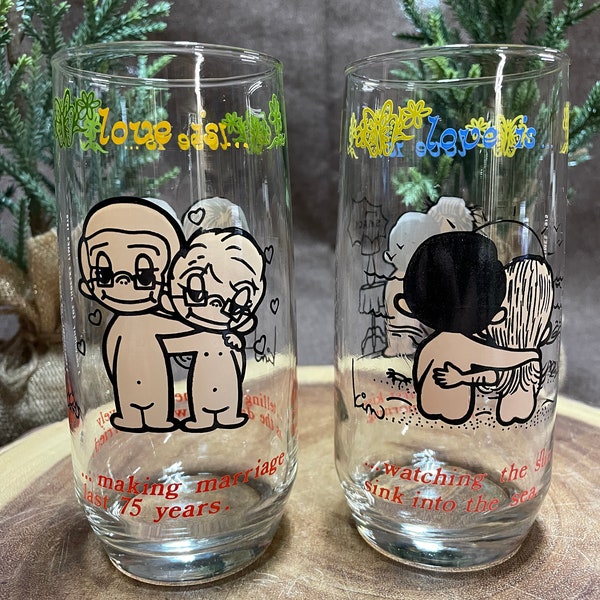 Love Is Glasses Etsy