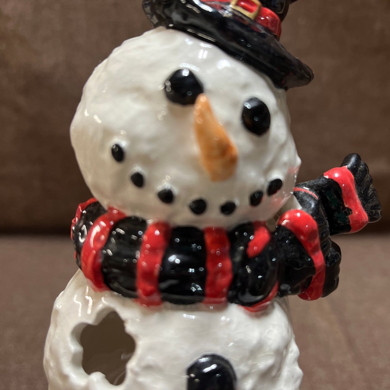 Snowman Tea Light - Etsy