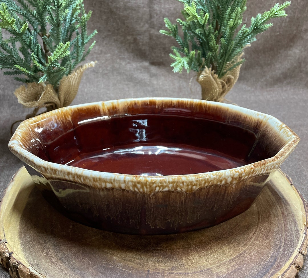 Classic Mccoy Baking Baking Dish in Classic Brown Drip Glaze. - Etsy