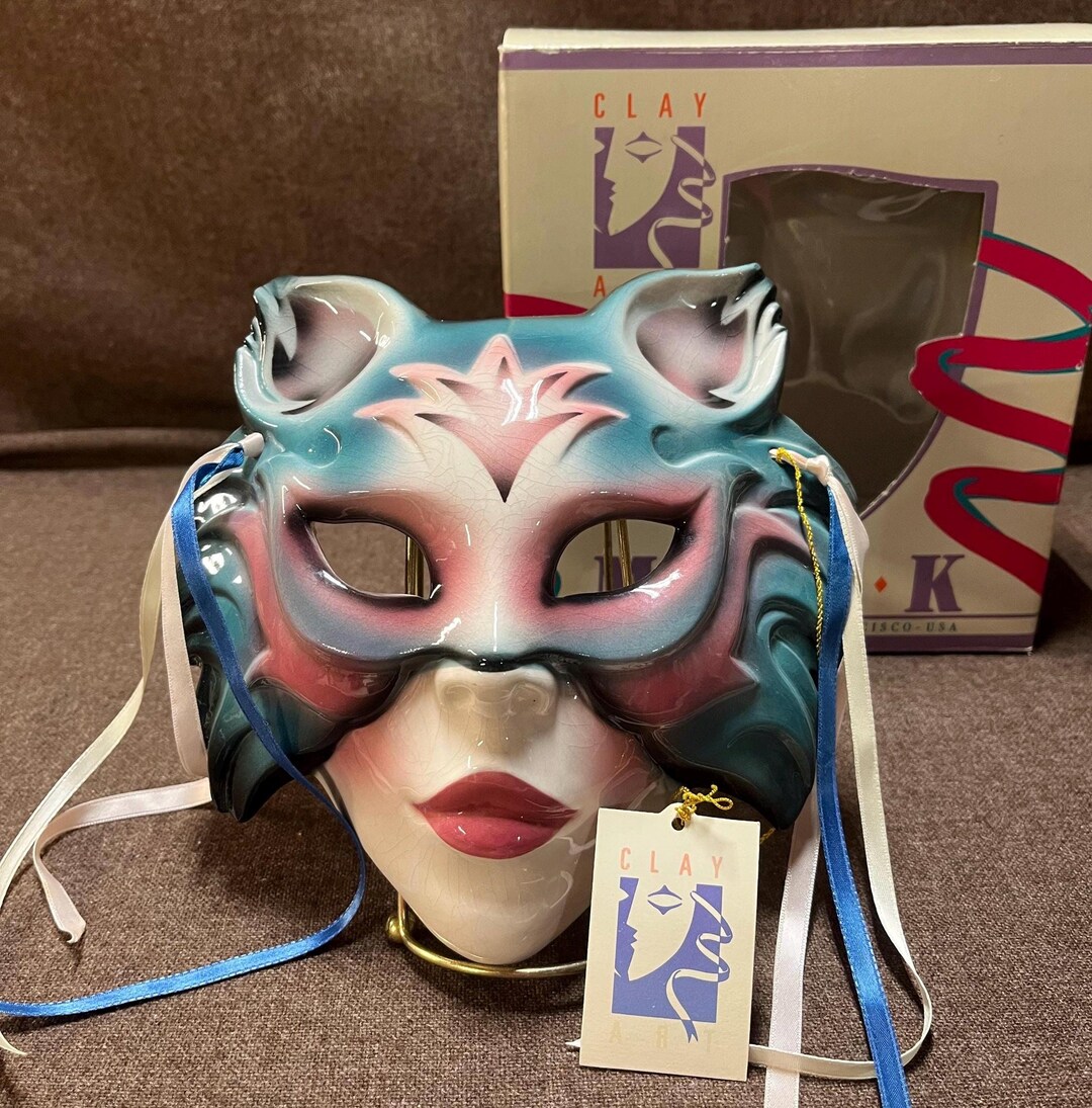 Hungry Like the Wolf?! 1980’s “clay Art” Mask by Jenny Mclain and ...