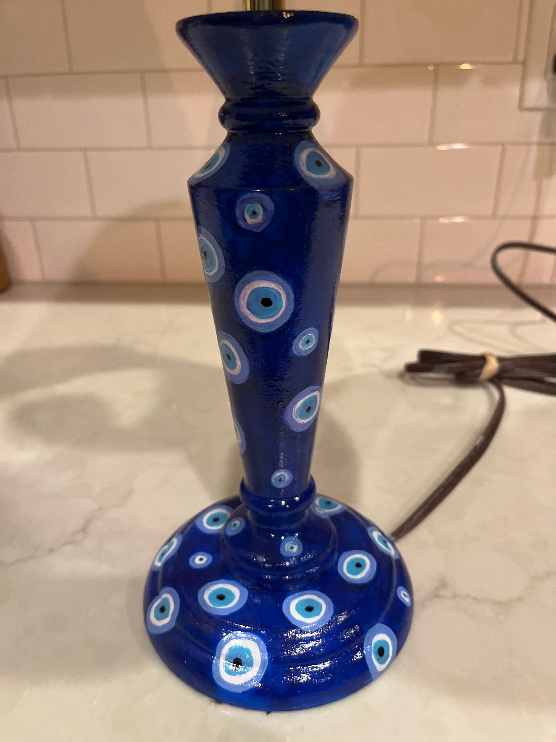 This Magical Evil Eye Lamp is All the Protection You Need to - Etsy