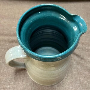 Great Bay Pottery Pitcher With Blueberry Design - Etsy
