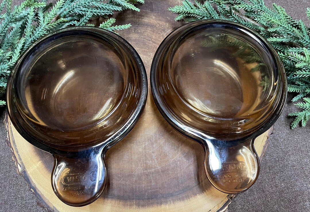 Corning Ware V-150-B Vision Grab It Bowls With Handle and Glass Lid in ...