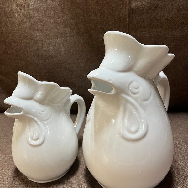 Rooster Pitcher - Etsy