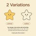 Cute Little Yellow Star Svg Clipart, Kawaii Star Png, Eps, Ai, Star ...