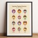 Tagalog Learning Emotions Matte Vertical Posters, Feelings Chart ...