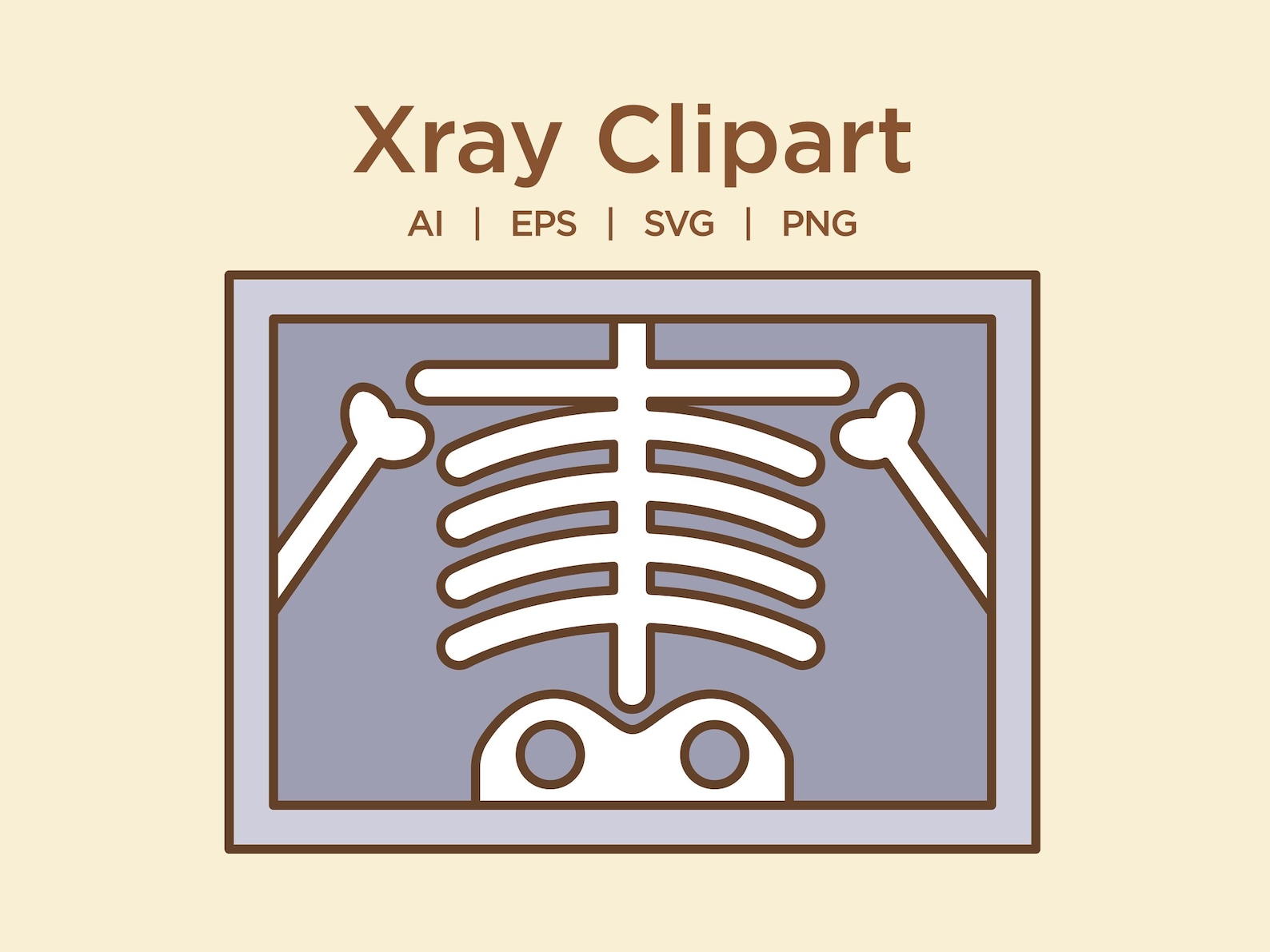 Xray Svg Clipart, Xray Png, Eps, Ai, Medical Xray Vector Image, Instant ...