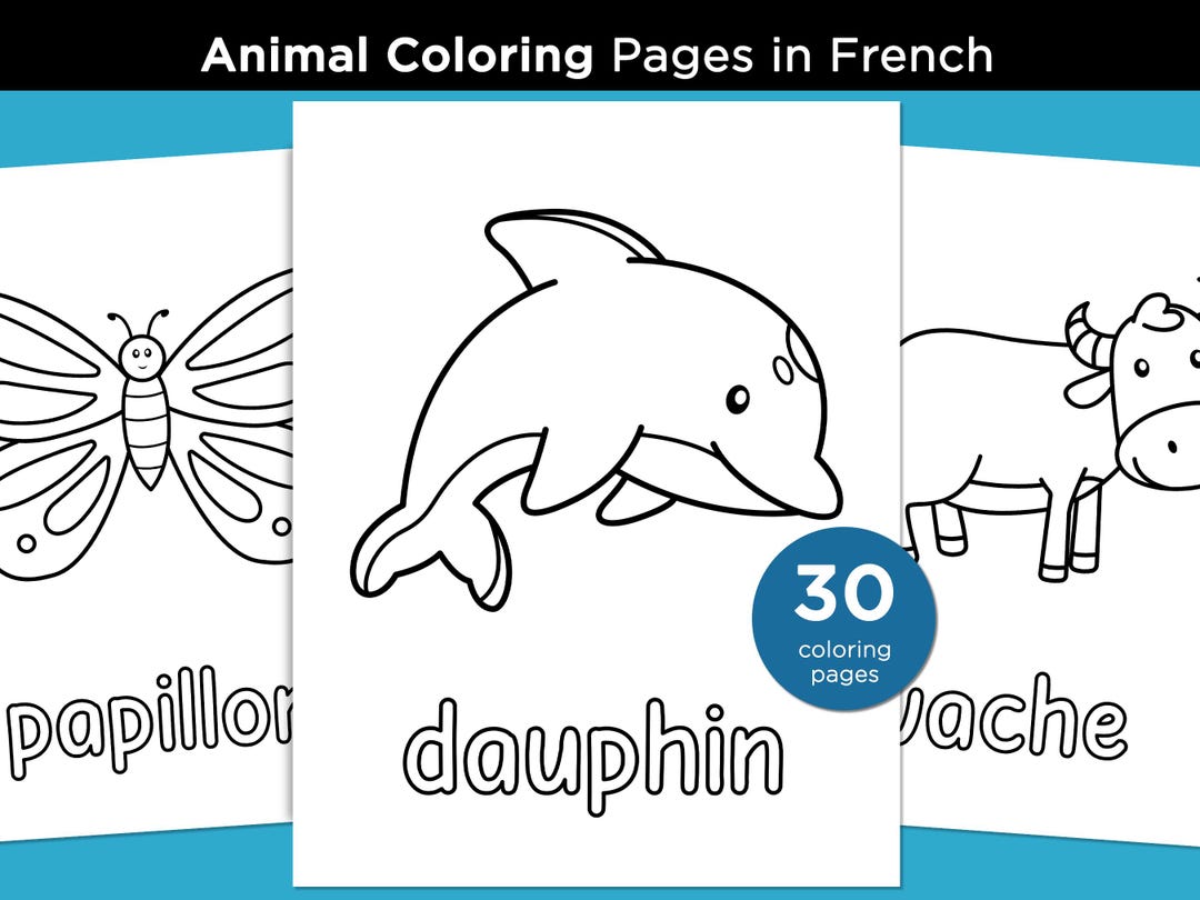 French Coloring Pages, Printable French Animal Coloring Sheets ...