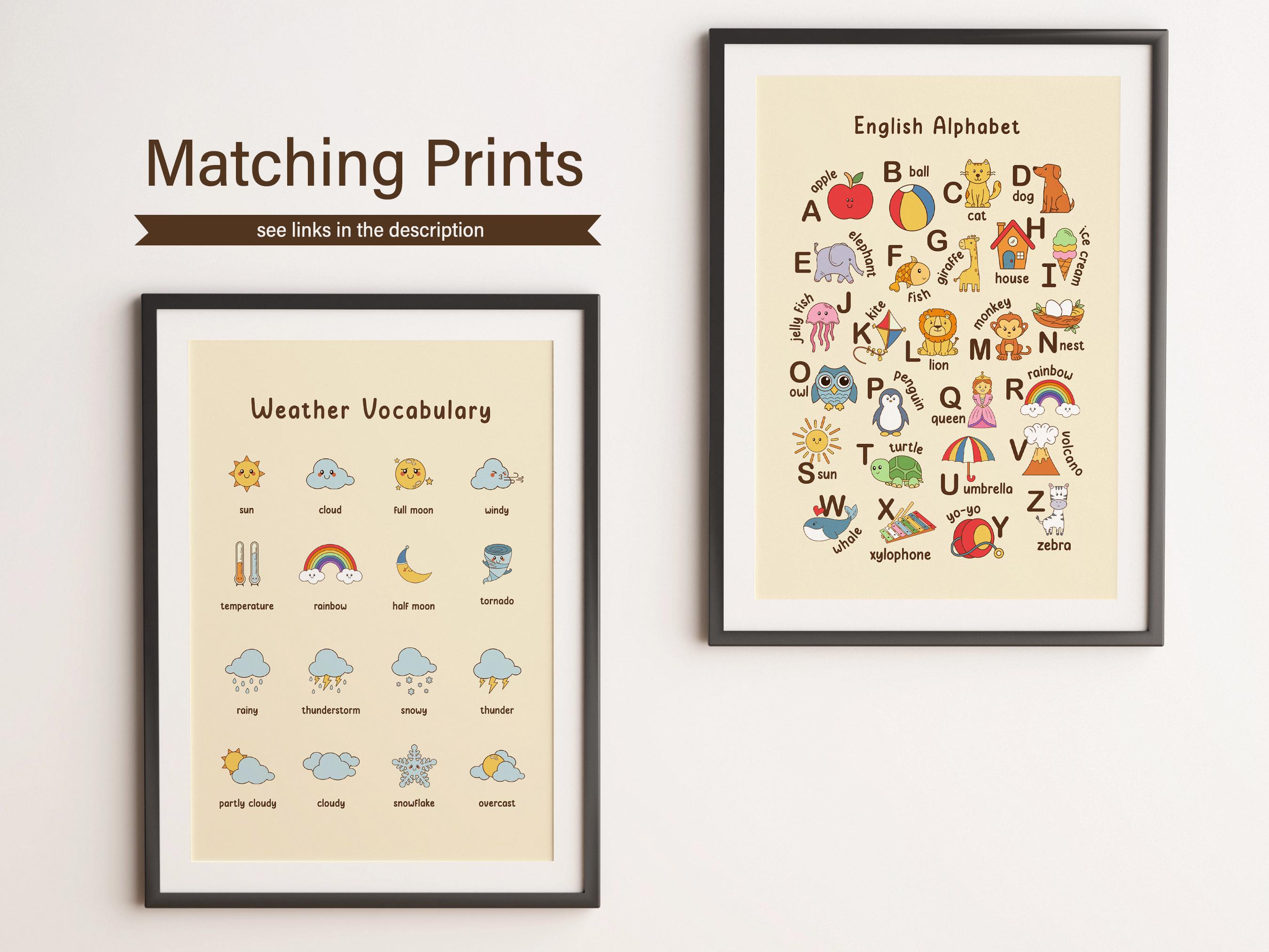 Learning Emotions Matte Vertical Posters, Feelings Chart, Kindergarten ...