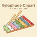 Xylophone Svg Clipart, Xylophone Png, Eps, Ai, Cute Xylophone Vector ...