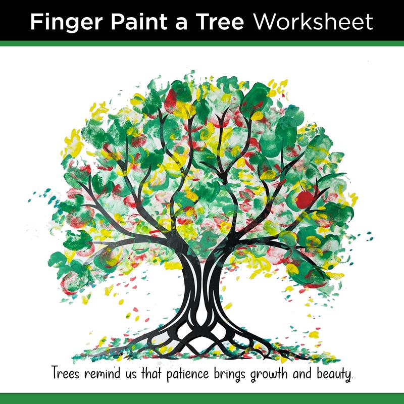 Finger Print Tree - Etsy