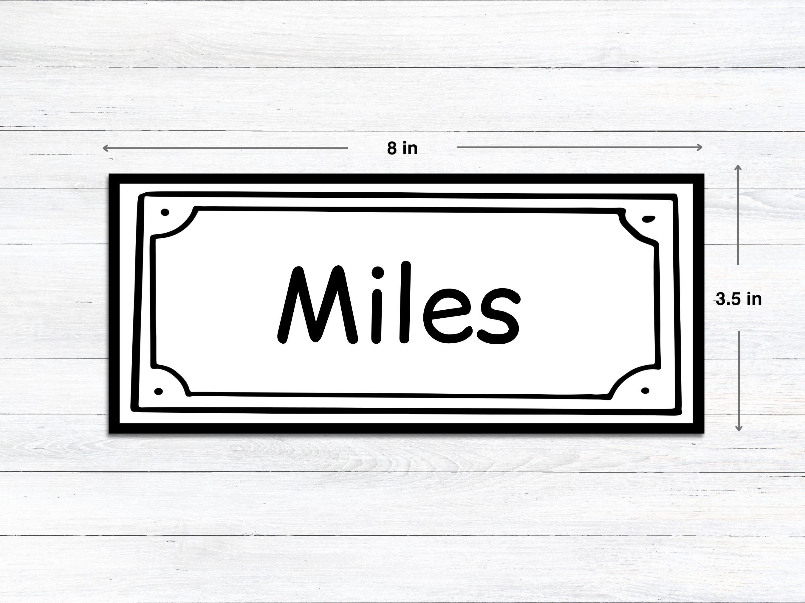 Editable Doodle Classroom Name Tags, Simple Black and White Hand-drawn ...