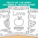 Fruits of the Spirit Coloring Pages, Bible Verse Tracing (PDF) - Etsy