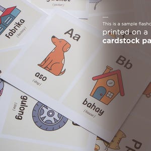 Printable French Alphabet Flash Cards, Toddlers Preschool Early ...