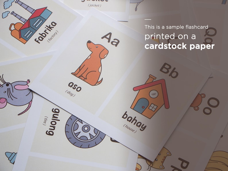 Printable French Alphabet Flash Cards, Early Learning (digital Download ...