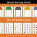 Waste Sorting Activity, Earth Day Activity, Recycling Game, Garbage ...