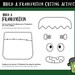 Build A Frankenstein Craft for Kids, Halloween Paper Craft, Halloween ...